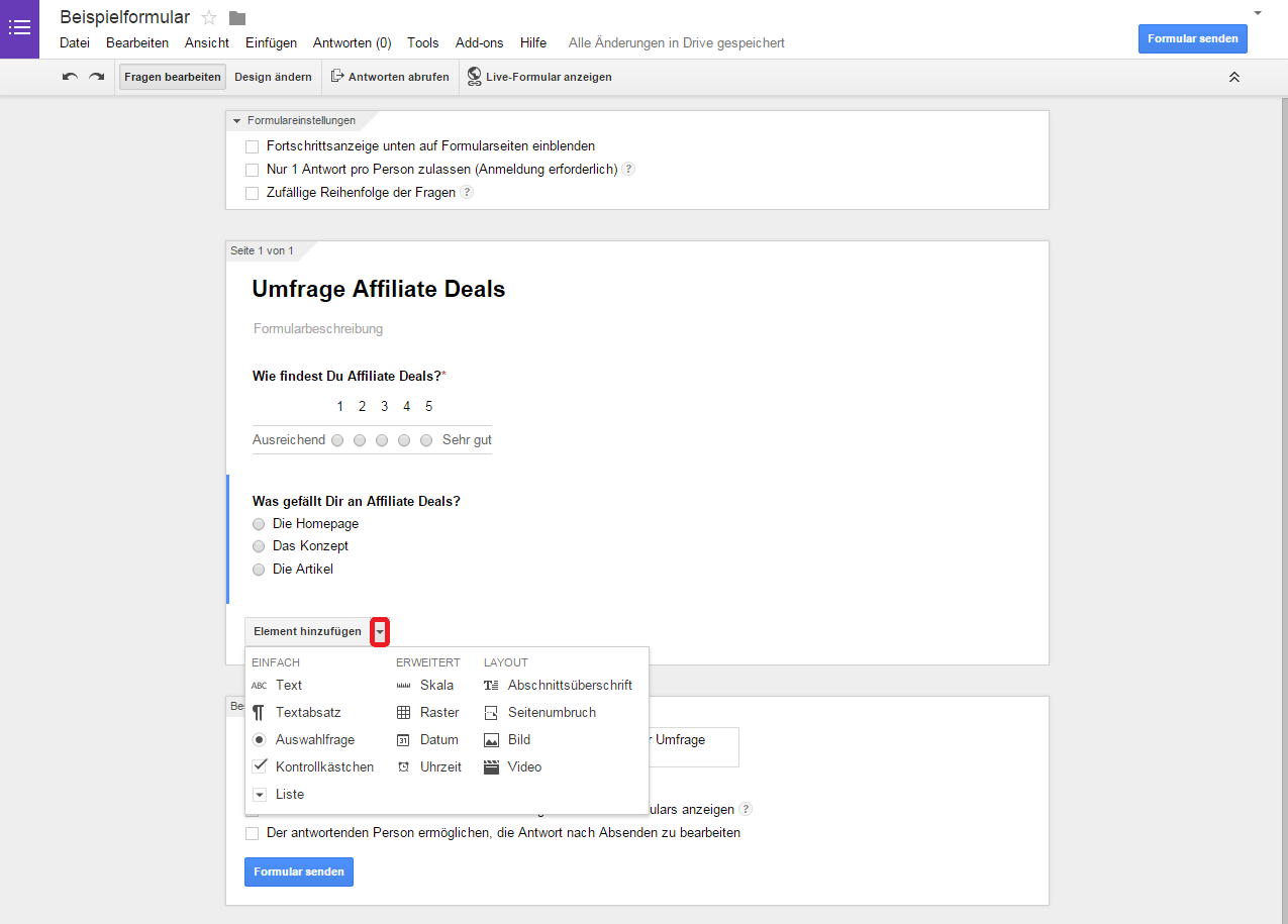 Google Formulare: Starte deine Umfrage in nur 30 Minuten